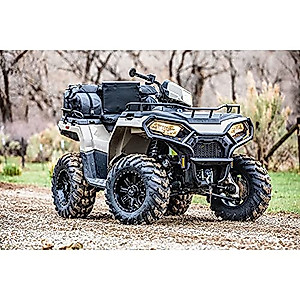 Tusk Terraform ATV/UTV Tire & Wheel Kit Front 25x8-12 - Rear 25x10-12 on 4/110 Tusk Cascade Wheels 4/110 12x7 5.0 + 2.0