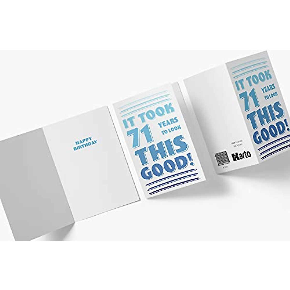 71st Birthday Card for Him Her - 71st Anniversary Card for Dad Mom - 71 Years Old Birthday Card for Brother Sister Friend - Happy 71st Birthday Card for Men Women | Karto – to Look This Good