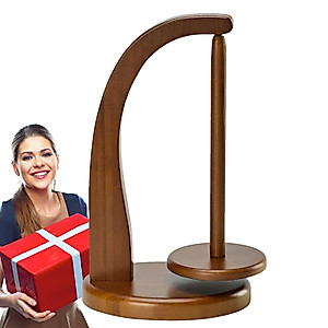 Magnetic Yarn Ball Holder, Wooden Rotating Yarn Ball Stand, 320g Bearing Load Yarn Spinner for Crocheting, Magnetic Pendulum Yarn Knitting and Crochet Yarn Feeder Holder