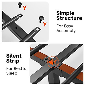 Incyneva Farmhouse Full Bed Frame with Storage Headboard, Charging Station, LED Light and 2 Storage Drawers, Bookcase Storage, Noise Free, No Box Spring Needed, Brown