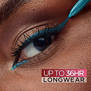 L'Oreal Paris Infallible Grip Mechanical Gel Eyeliner Pencil, Smudge-Resistant, Waterproof Eye Makeup with Up to 36HR Wear, Turquoise, 0.01 Oz
