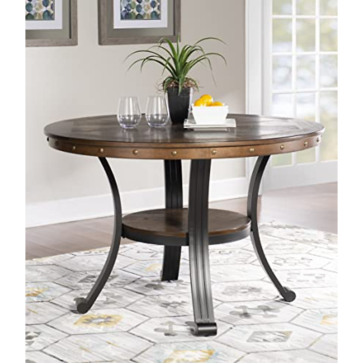Powell Furniture Franklin Dining Group, Dark Brown
