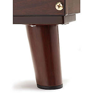 Furhaven Elevated Dog Bed Frame for 40" x 32" XL Dog Beds, Easy Assembly - Mid-Century Modern Bed Frame - Walnut, Jumbo/XL