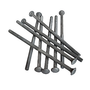 1/2" - 13 x 12 Carriage Bolt | Round Head| Hot Dip Galvanized | 20pcs Box