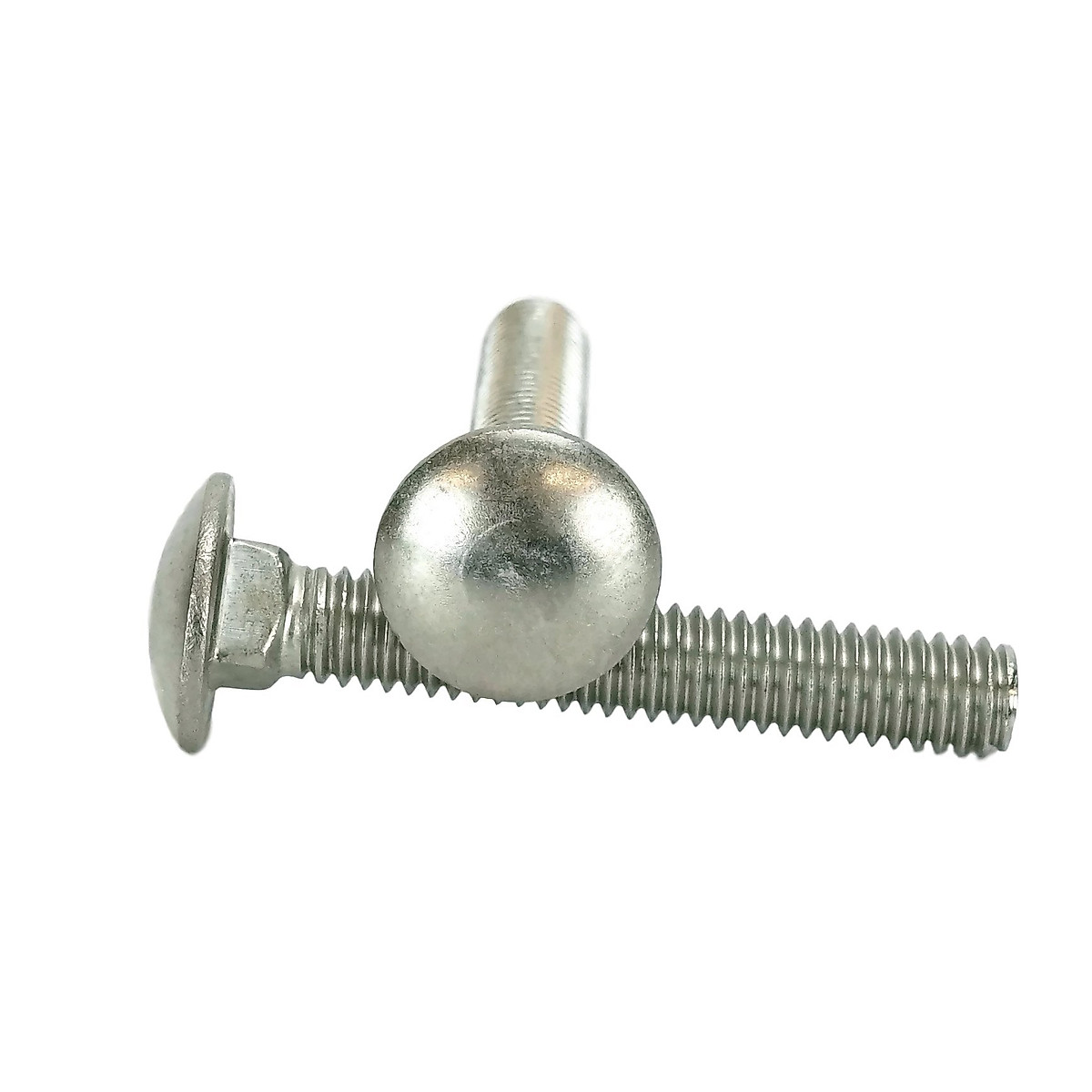 Chenango Supply Stainless 5/16-18 x 2inches Carriage Bolt (1inches to 5inches Lengths Available in Listing), 18-8 Stainless Steel,25 Pieces (5/16-18x2)