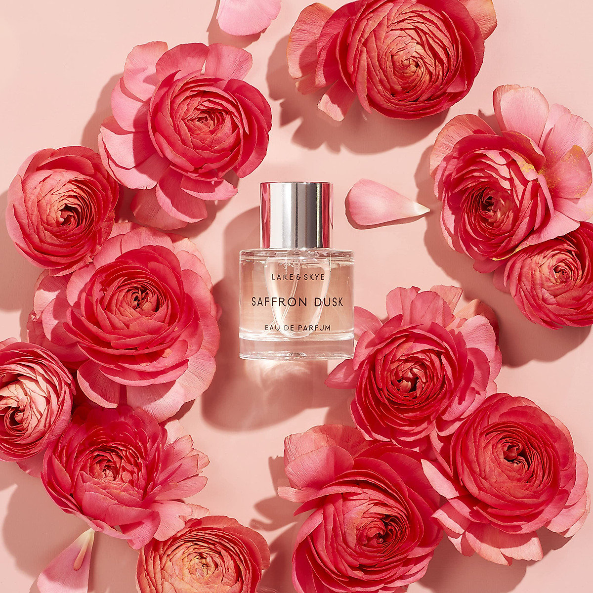 Lake & Skye Saffron Dusk Eau de Parfum Spray, Long Lasting Fragrance, 1.7 fl oz (50 ml) - Floral, Woody, Musky Scent.