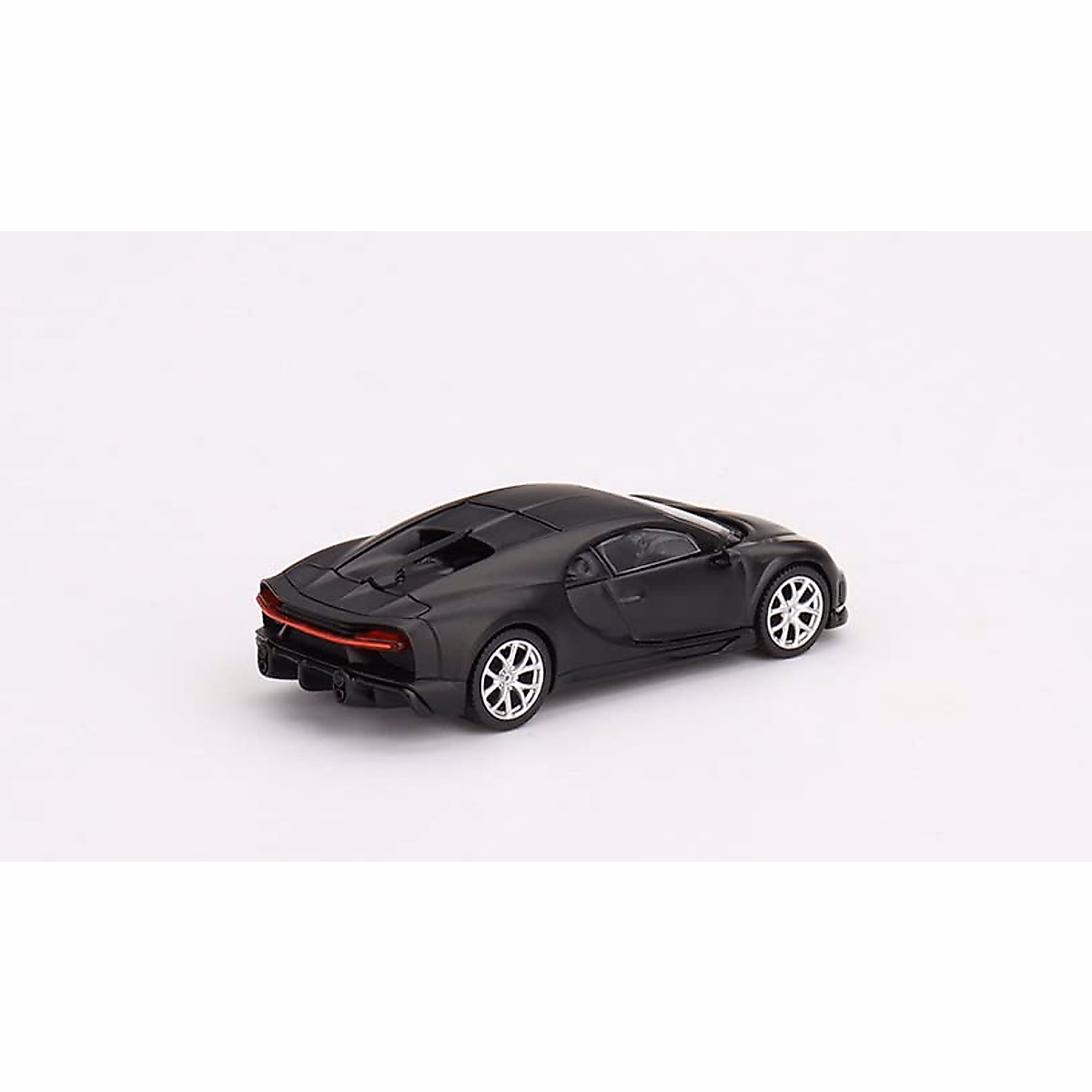 Bugatti Chiron Super Sport 300+ Matte Black 1/64 Diecast Model Car by True Scale Miniatures MGT00374