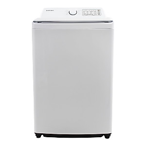 West Bend WB440TLWVW Top-Load Compact Washing Machine, Cu. Ft, 10 Automatic Cycles, Adjustable Water Levels, Temperatures, and Soil Settings, Durable Stainless Steel Drum, 4.4, White, 3.7-Cu.Ft