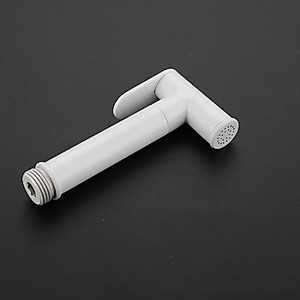 TVBNHU Handheld White Bidet Sprayer, Brass Bidet Attachment Set for Toilet, Wall Mounted Mixer Bidet Faucet with Hot and Cold Water, Single Handle ​Cloth Diaper Sprayer