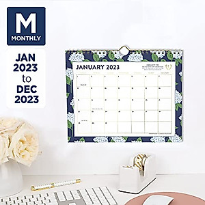 AT-A-GLANCE 2023 Wall Calendar, Simplified by Emily Ley, 11" x 8-1/2", Small, Monthly, Carolina Dogwood (EL91-709)