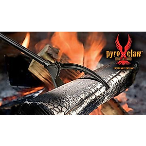 36" Pyroclaw Ultimate Campfire/Fireplace Tool, Log Grabber, Very Heavy Duty and "BUILT TO LAST"