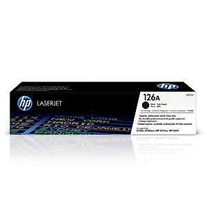 Original HP 126A Black Toner Cartridge | Works with HP LaserJet Pro 100 color MFP M175 Series, HP LaserJet Pro CP1025 Series, HP TopShot LaserJet Pro M275 MFP Series | CE310A