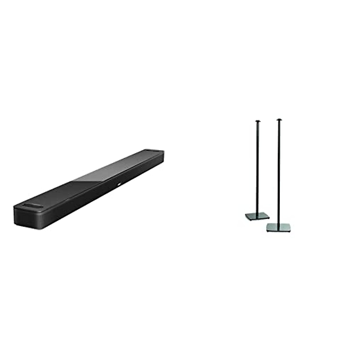 Bose Smart Soundbar 900 Dolby Atmos with Alexa Built-in, Bluetooth connectivity - Black & OmniJewel Floor Stand, Black