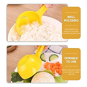4Pcs Rice Mold Paddle Rice Ball Molds Rice Ball Spoon Sushi Making Tools Plastic Spatula Cooking Utensil for Home Kitchen Restaurant
