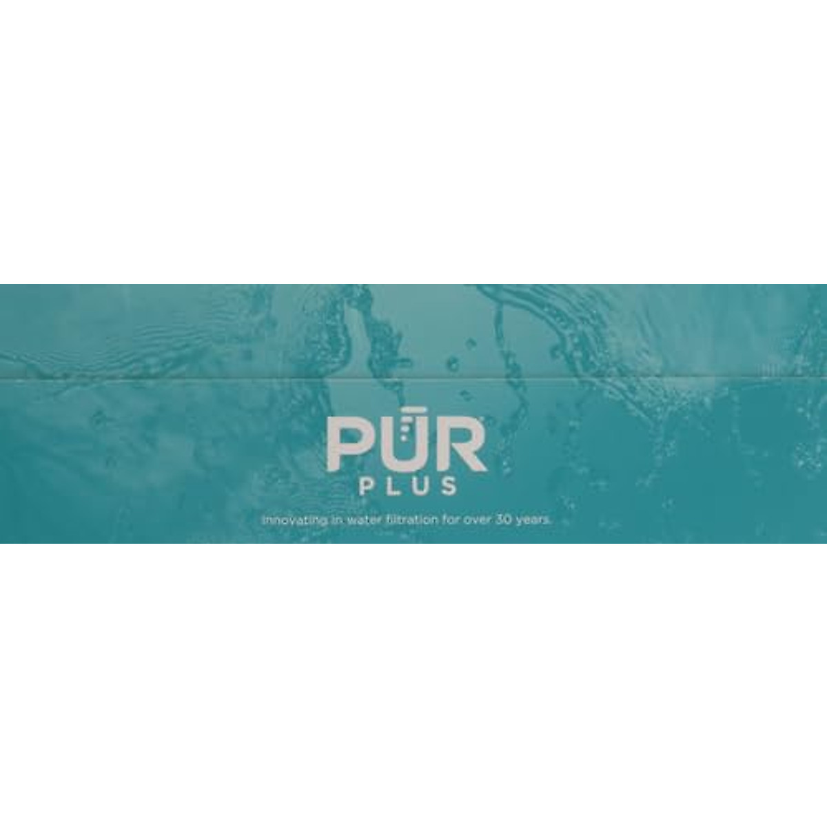 PUR PLUS Water Pitcher & Dispenser Replacement Filter 3-Pack, Genuine PUR Filter, 3-in-1 Powerful Filtration for More Chemical & Physical Substance Reduction, 6-Month Value, Blue (CRF950Z3)