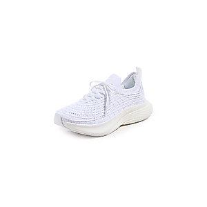 Athletic Propulsion Labs (APL) Women's Techloom Zipline Sneaker, White/White, 6