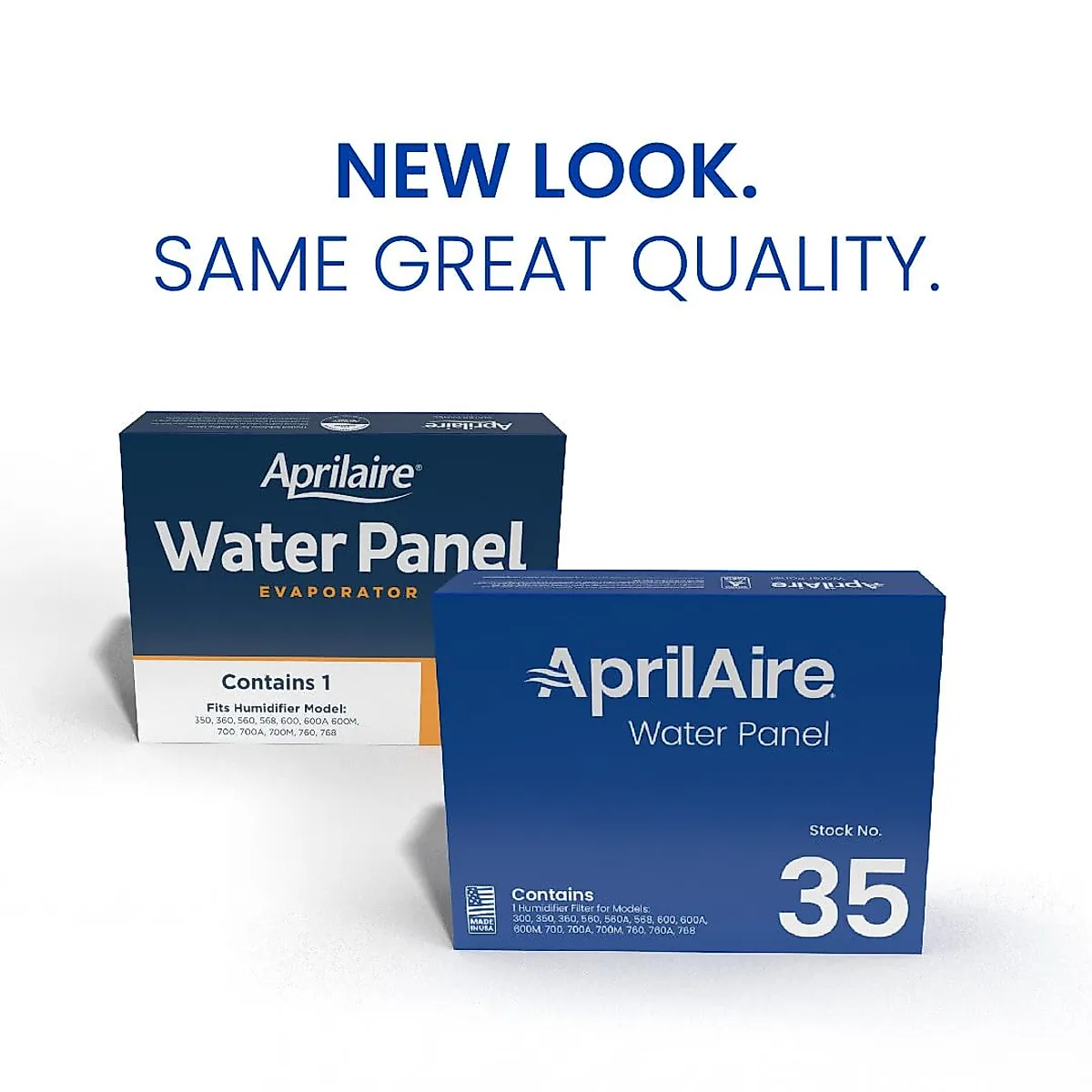 Aprilaire 35 Water Panel Humidifier Filter Replacement for Aprilaire Whole House Humidifier Models 350, 360, 560, 560A, 568, 600, 600A, 600M, 700, 700A, 700M, 760, 760A, 768 (Pack of 2)
