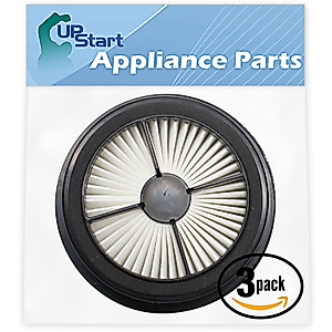 3-Pack Replacement Dirt Devil F44 HEPA Filter 304019001 - Compatible with Dirt Devil UD20015, Dirt Devil UD20100, Dirt Devil F44, Dirt Devil UD20020DI, Dirt Devil UD20025, Dirt Devil UD20100EB