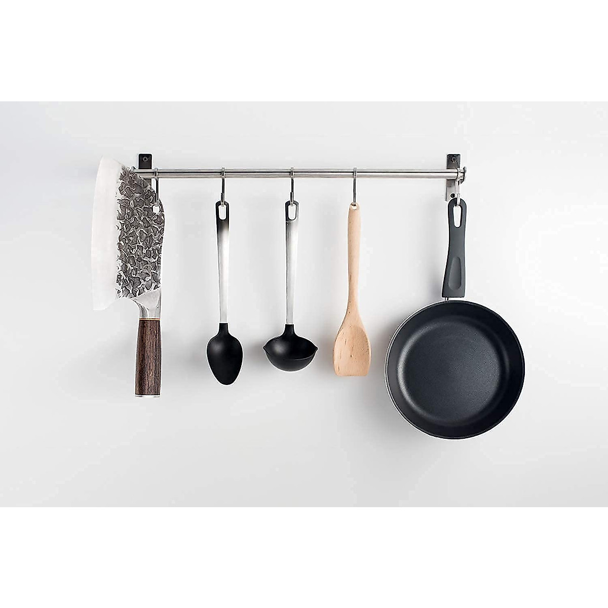 Forged Serbian Chefs Knife - Meat Cleaver Butcher Knife - Chinese Bone Cutting Knife - Razor Sharp High Carbon Steel for Meat and Vegetable Cutting