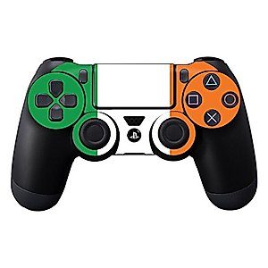 MightySkins Skin Compatible with Sony PS4 Controller - Irish Flag | Protective, Durable, and Unique Vinyl Decal wrap Cover | Easy to Apply, Remove, and Change Styles | Made in The USA