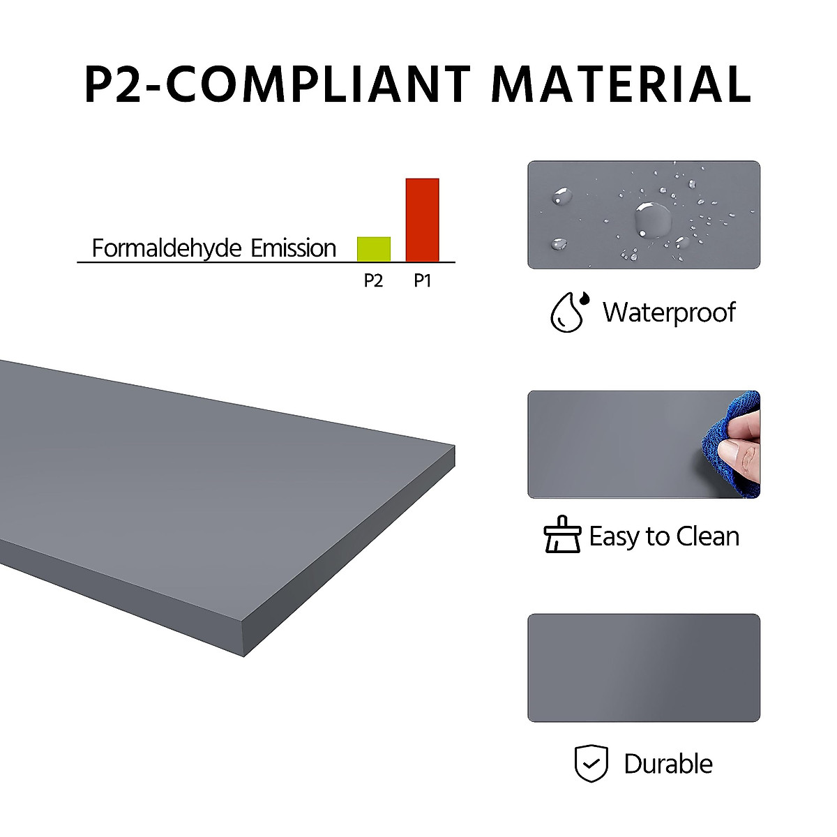 Yaheetech Kitchen Pantry Storage Cabinet with Drawer, 72.5" H Cupboard Pantry Cabinets with Adjustable Shelves and Barn Doors for Dining Room/Living Room, Dark Gray