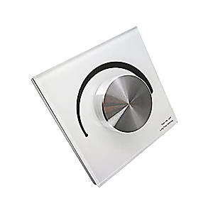 LAZIRO Led Strip Dimmer DC 12-24V Input 4A*3CH 12A Output Single String Dimming Wall Mounted Manual Rotary Knob Led Dimmer T1-K