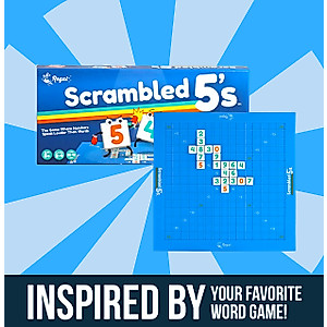Regal Games - Scrambled 5â€™s - Fun Family-Friendly Math Game - Includes Silicone Game Mat - Ideal for 2-4 Players Ages 8+