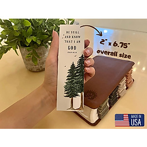 Books of The Bible Christian Bookmark - 20 Pack - Large Print - Made in USA