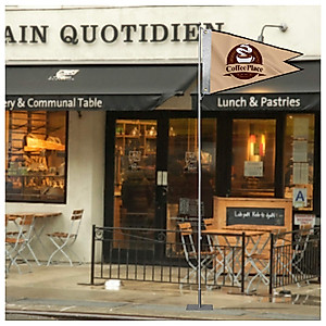 BannerBuzz Custom Printed Burgee Pennat Boat Flag for Events, Festivals - No Hardware Included (3' W X 2' H, Single Side Printing)