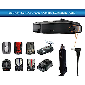 UpBright Car 12V DC Power Cord Adapter Compatible with Cobra Radar Detector XRS-9700 XRS 9740 XRS 9730 XRS 9695 XRS-9400 XRS 9670 3160 420-030-N-001 ESD-737 SPX-7700 15 12VDC Auto Supply Charger Cable