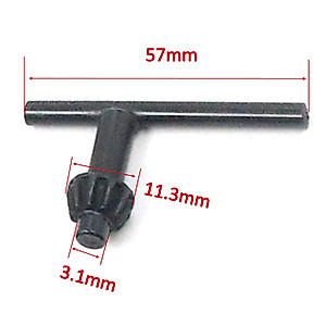 aiyun Drill Chuck Key and Universal 4 Way Chuck Key 4 in 1 Drill Press Chuck key - Bundle 4 Items with Storage Box (4)
