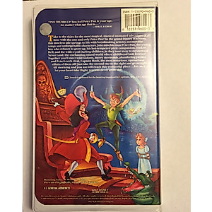 Walt Disney's Peter Pan RARE Black Diamond Classic (VHS Tape)