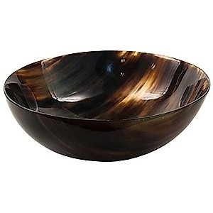 Parker Genuine Ox Horn Palm Lathering Shave Bowl
