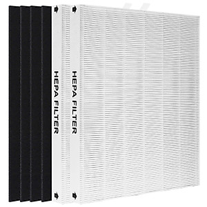 AP-1512HH True HEPA Replacement filter, Compatible with Coway Airmega AP-1512HH, AP-1512HH-FP, AP-1518R, AP-1519P, Item NO #3304899 (2 HEPA Filters + 4 Odor Pre-filters)