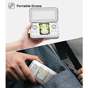 SYMA Foldable Mini Drone for Kids Adults，Portable Pocket Nano Quadcopter with Altitude Hold 3D Flips and Headless Mode Easy to Fly UFO Flying Indoor RC Toys for Beginners