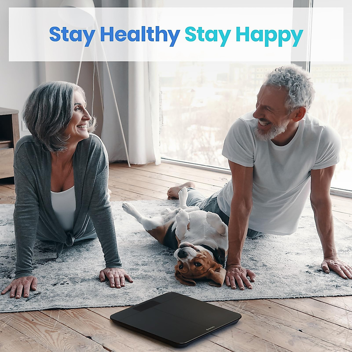 Etekcity Scale for Body Weight, Digital Bathroom Scale for People, Accurate to 0.02kg/0.05lb & Large LED Display, Weight Verification, Tempered Glass, 400 lbs