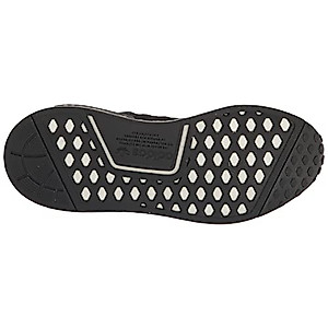 adidas Originals Women's NMD_R1 Sneaker, Black/White/Blue Dawn, 6