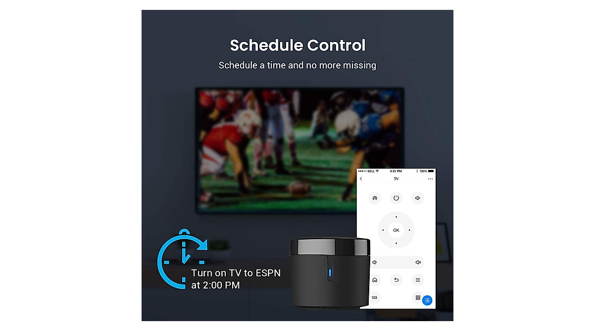 BroadLink RM4mini Smart Remote Hub for Universal Home Control