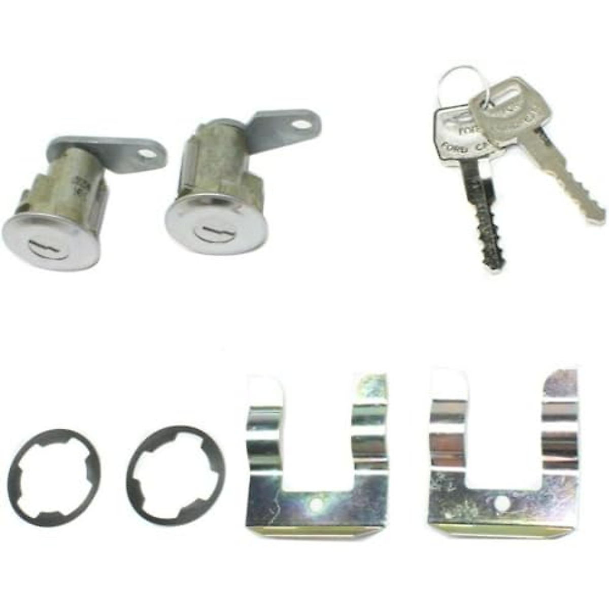 Whbgxwzy Door Lock Cylinder Kit Compatible with E- E100 F100 12470734