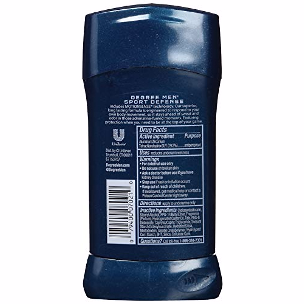 Degree Advanced Protection Antiperspirant Deodorant Sport Defense 4 count 72-Hour Sweat and Odor Protection Antiperspirant For Men With MotionSense Technology 2.7 oz