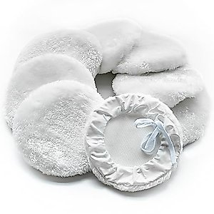 Boomersun 8 Pack 6“ Wool Buffing Pad - Free Adjustment of Tightness, Fit for 5" to 6" Wool Buffer Polishing Pads for Car & Motorcycle Polishing, Glass Grinding