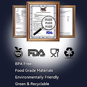 2024 New improved longzon 4 Pack Crystal Clear Ice Ball Maker Mold, Whiskey Ice Mold Large 2.4 Inch, Silicone Round Ice Cube Tray for Freezer, Sphere Ice Mold Maker for Whiskey, Cocktail and Drink