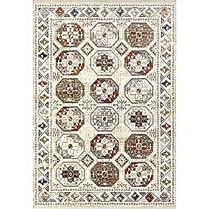nuLOOM Astrid Traditional Motif Fringe Area Rug, 8' 10" x 12', Beige