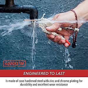 QUICKSTOP QCOM Commercial Fire Sprinkler Heads Shutoff Tool for Managing Accidental Fire Sprinklers Activation and Water Damage, Works On Upright, Pendant and Sidewall Sprinklers and Recessed Heads