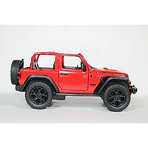 2018 Jeep Wrangler Rubicon No Top Red - Kinsmart P/B