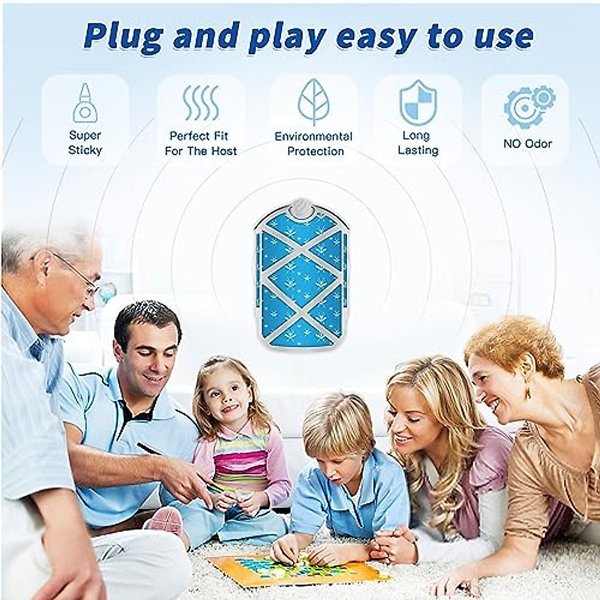 Aaronmichael Insect Trap Refill Kit, Attracting Trapping Insects Replacement Kit, Safe Non-Toxic Easy to use (4 Pack)