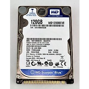 Western Digital WD1200BEVE Internal Hard Drive