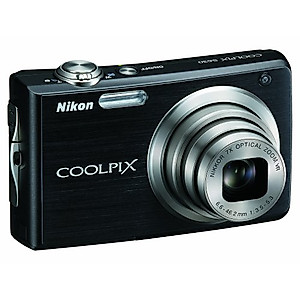 Nikon Coolpix S630 12MP Digital Camera with 7x Optical Vibration Reduction (VR) Zoom and 2.7 inch LCD (Jet Black)