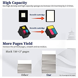 63 Black Ink Cartridge, InkSpirit Remanufactured Replacement (2 Packs) for HP 63XL HP63 with Deskjet 1112,3630,2130,3632,OfficeJet 3830,5255,4650,5258,5200,4655,4652,5212,Envy 4520,4512,4511,4524,4516