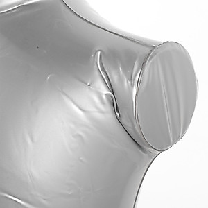 Healifty Plastic Hangers Inflatable Mannequin Half Body Armless Torso Shirt Dress Form Display Dummy Model Blow up for Clothes Display Retail Body Display Inflatable Costume